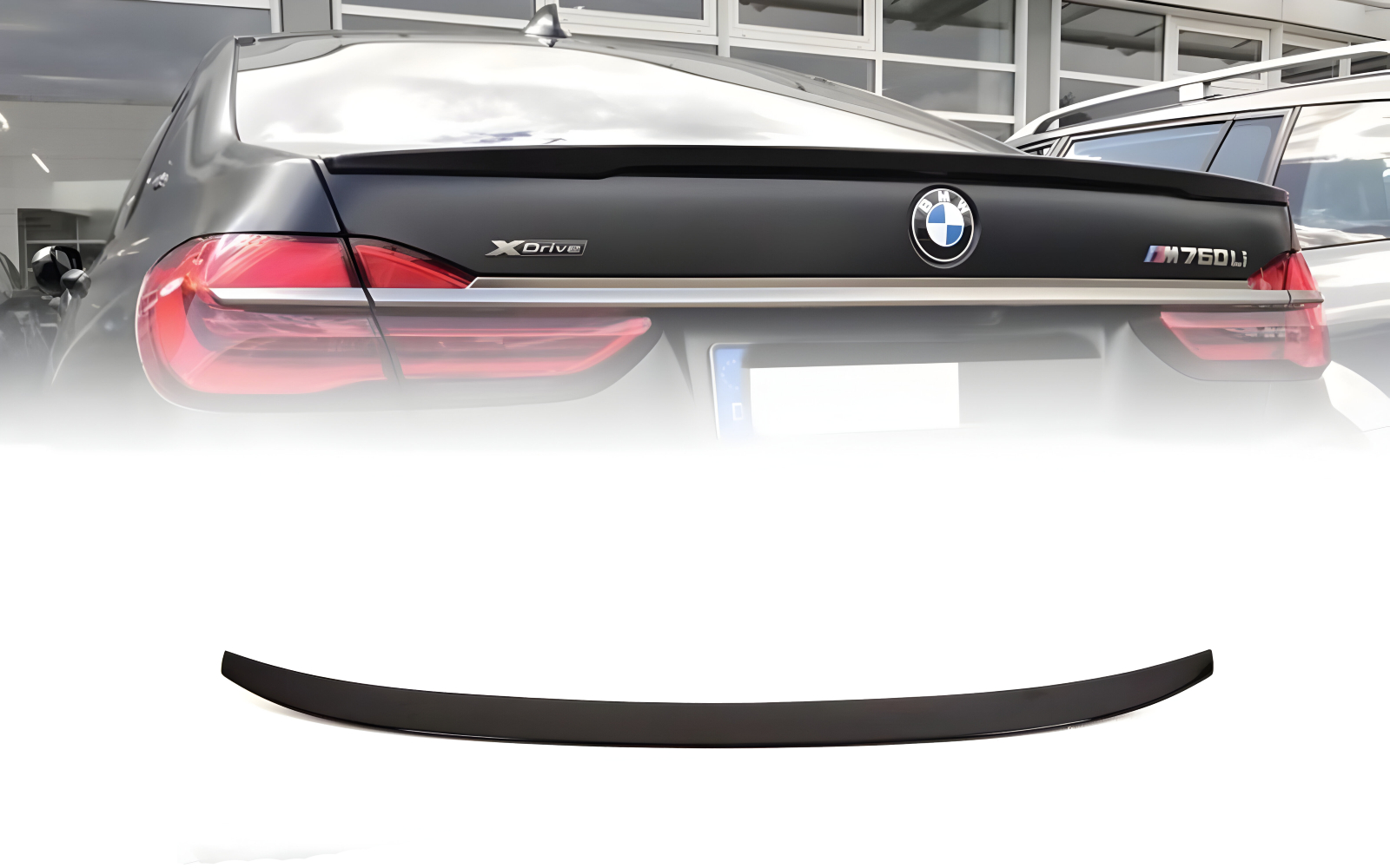 G11g12 M Performance Rear Spoiler Black Gloss Premium