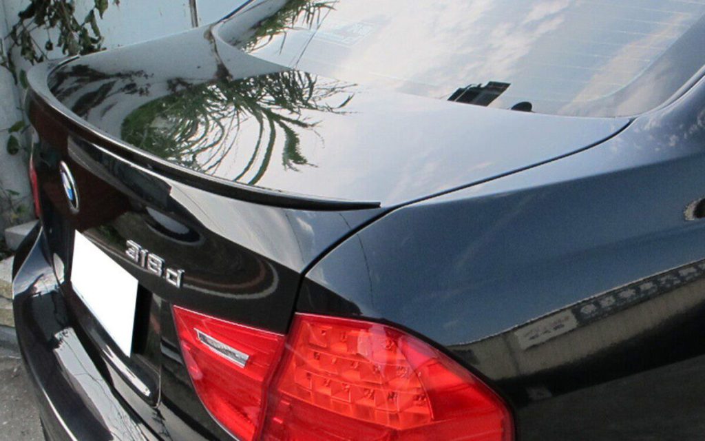 E90 M Performance rear spoiler black gloss - Mptuned.com | Premium car ...